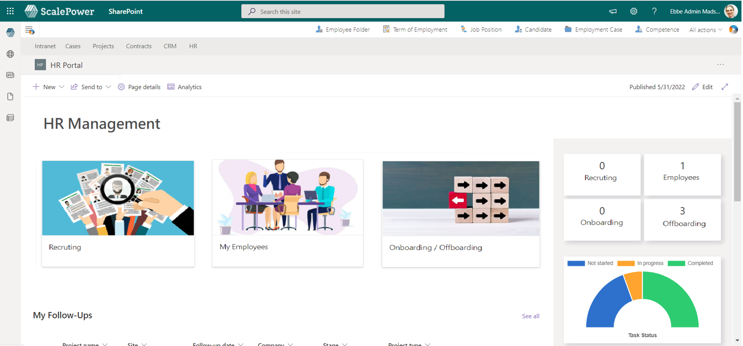HR Management in Microsoft 365 | Microsoft-based solution