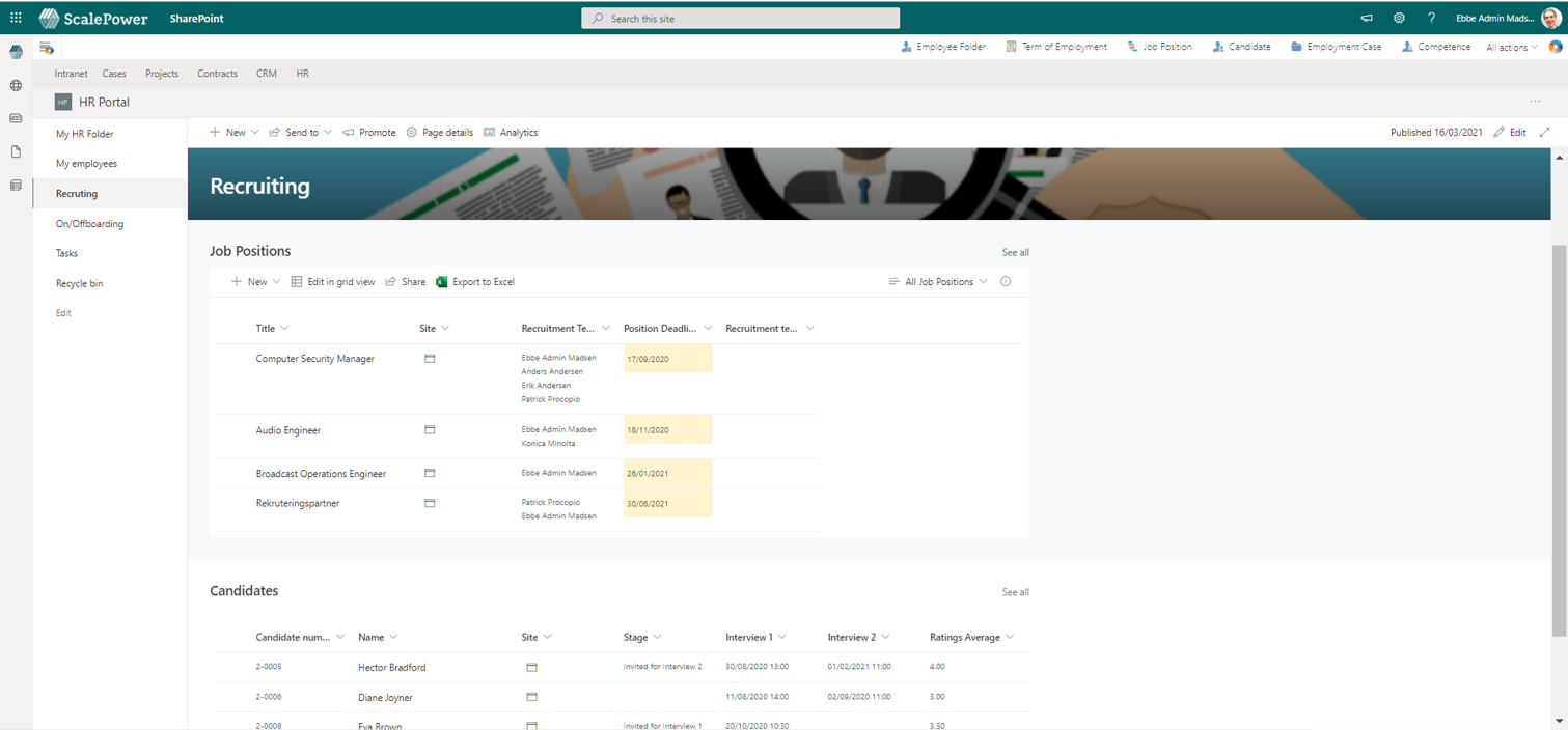 HR Management in Microsoft 365 | Microsoft-based solution